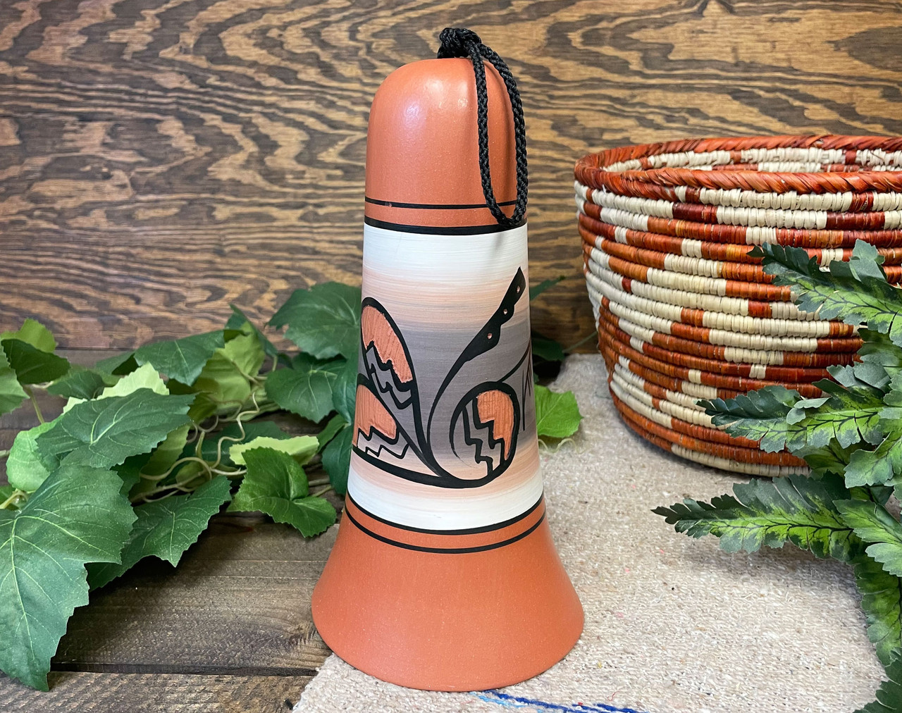 Handcrafted Navajo Pottery Bell 10.75" (169bc86088b) - Mission Del Rey ...