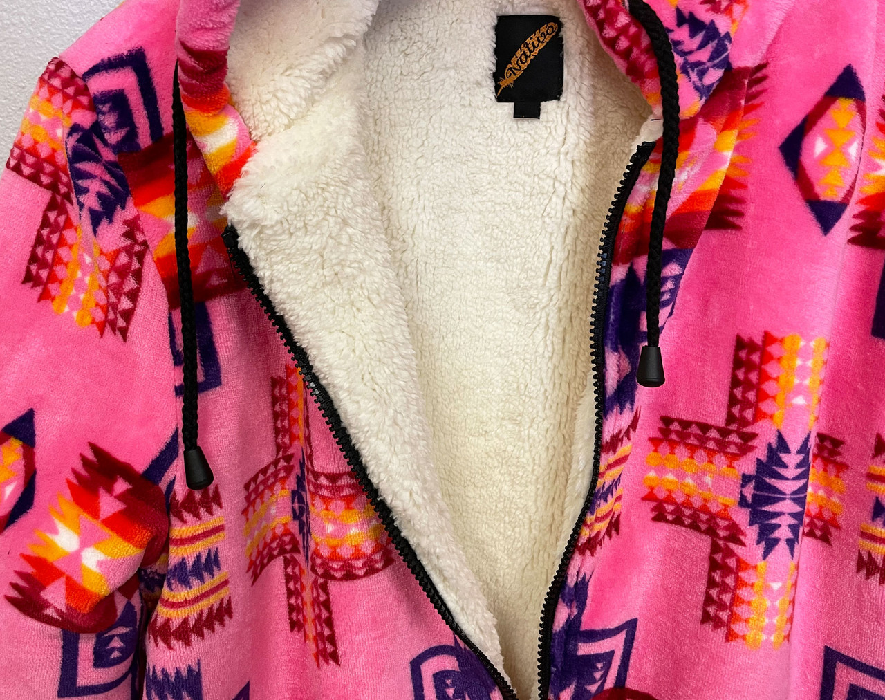 Southwestern Sherpa Hoodie Pink Xl 94bc155 Mission Del Rey Southwest