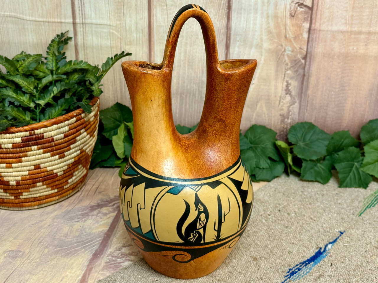 Rustic Mexican Pottery Rustic Clay Pot With Hanging Mini Pots