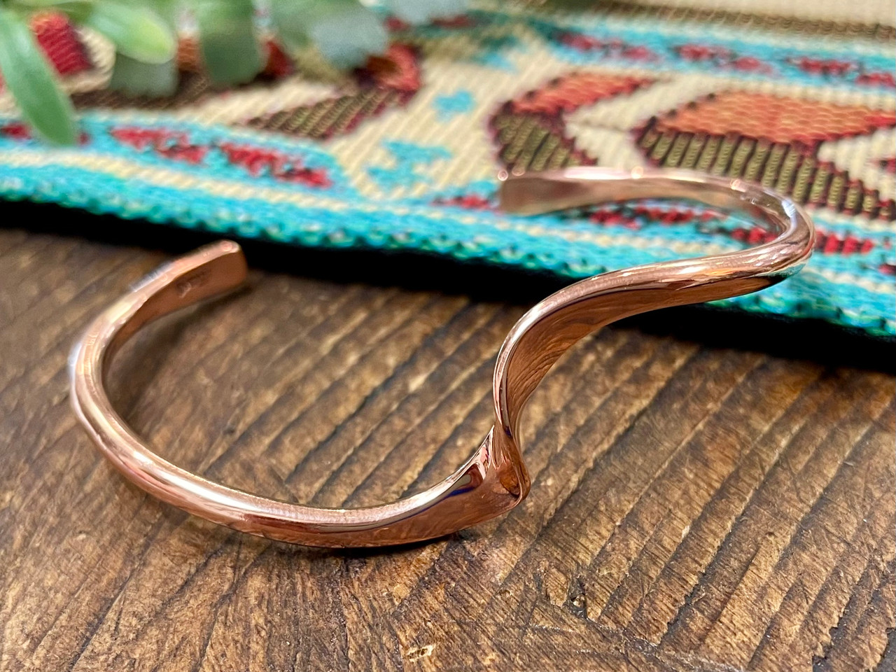 Native American Copper Cuff -Navajo (65bc329) - Mission Del Rey Southwest