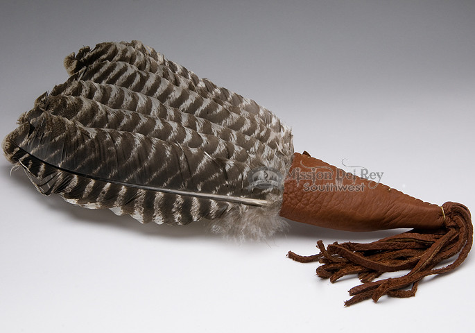 Lakota Indian Bird Wing Fan 19" - Mission Del Rey Southwest LLC