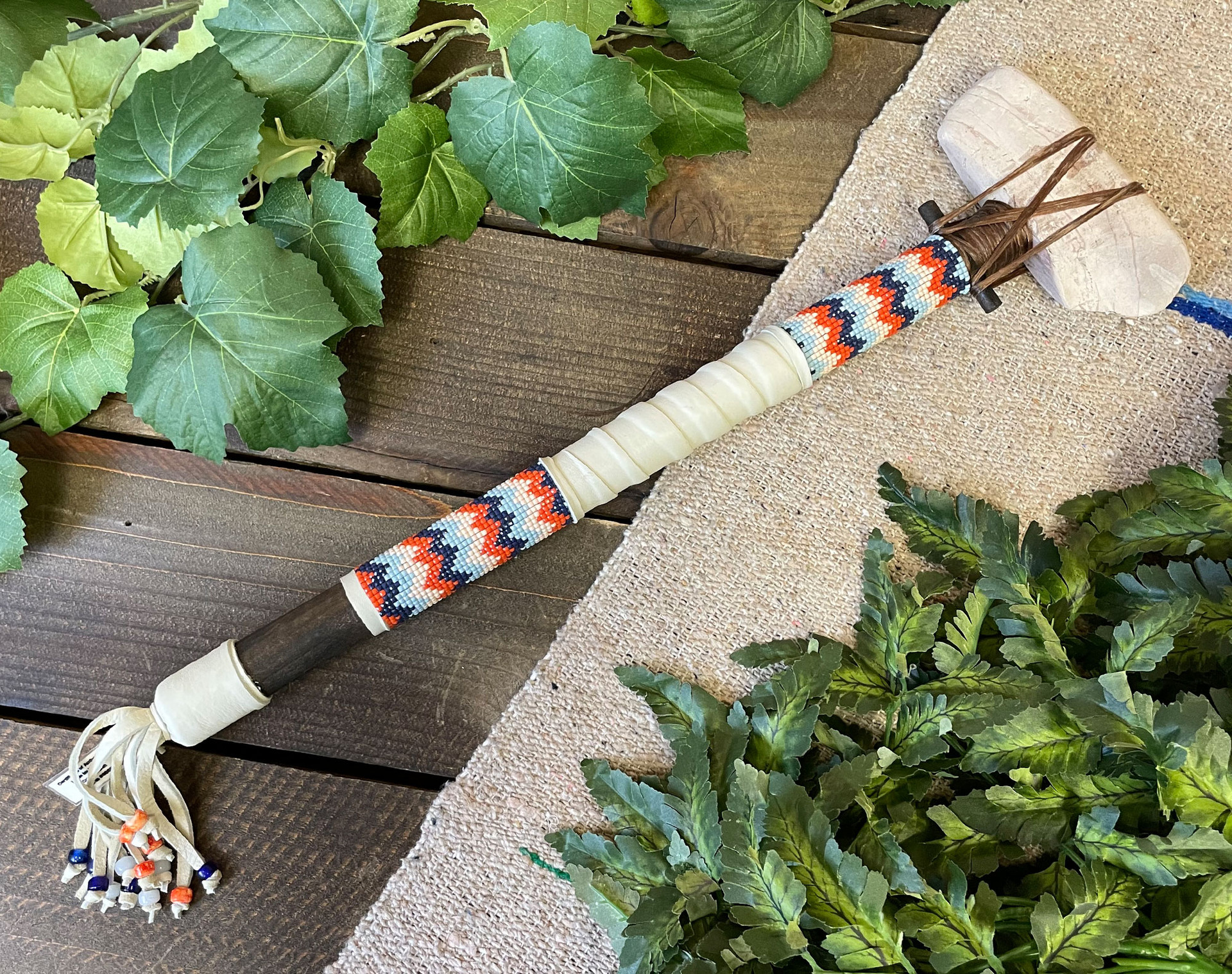 Native American Stone Tomahawk 21" -Creek (t159) - Mission Del Rey ...
