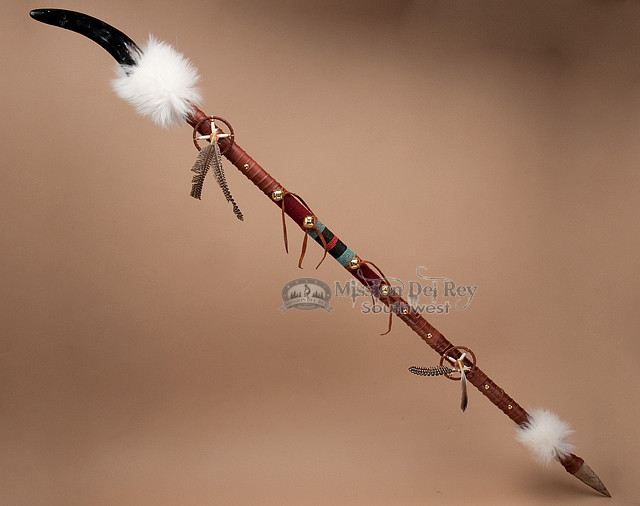Apache Double Skull Antler Trail Marker 37" (ms1) - Mission Del Rey ...