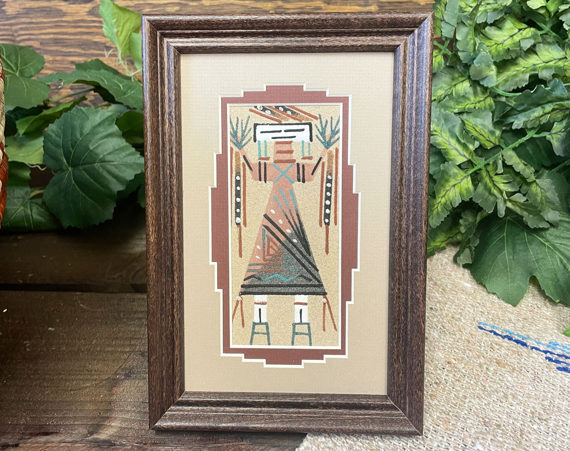 Native American Navajo Sand Painting 6"x9" (sp24) - Mission Del Rey ...