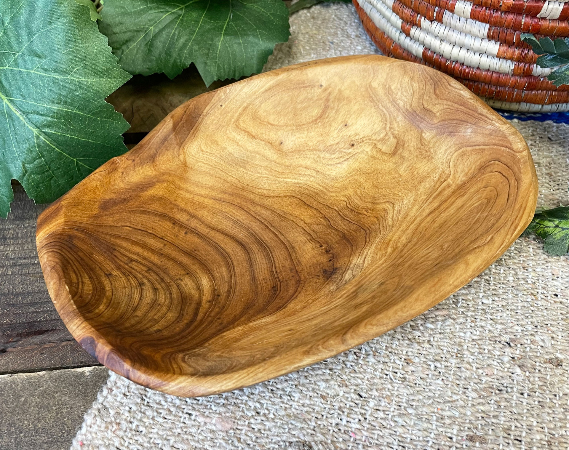 Western Carved Tree Root Tray (rt2) - Mission Del Rey Southwest