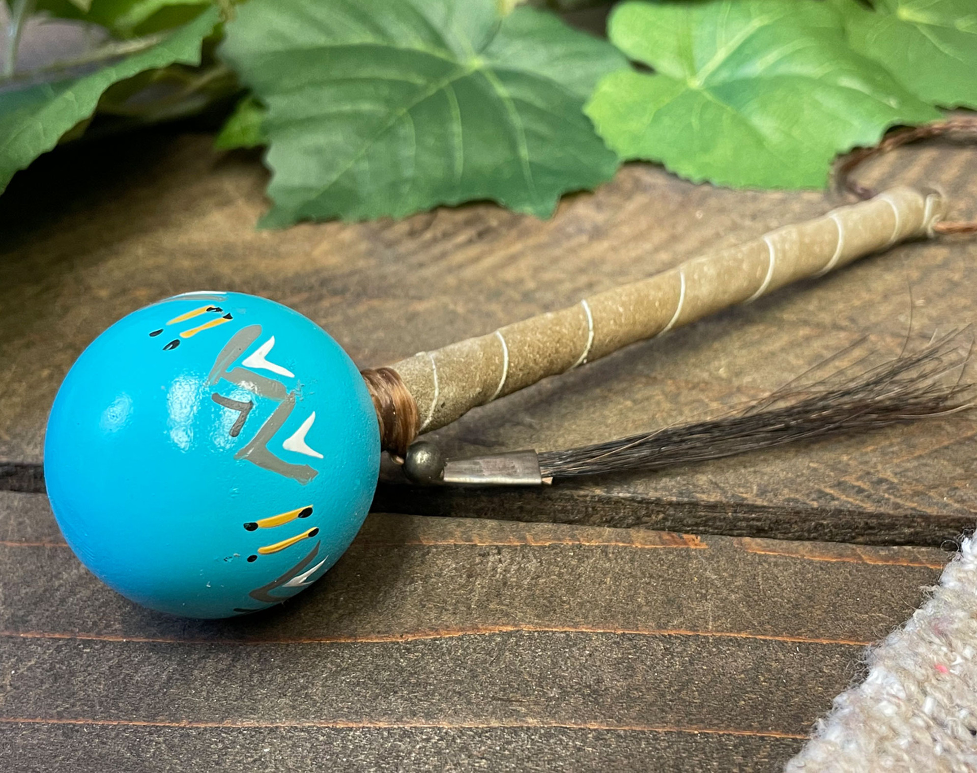 Navajo Handcrafted Ball Rattle 6.5" (36bc83) - Mission Del Rey ...