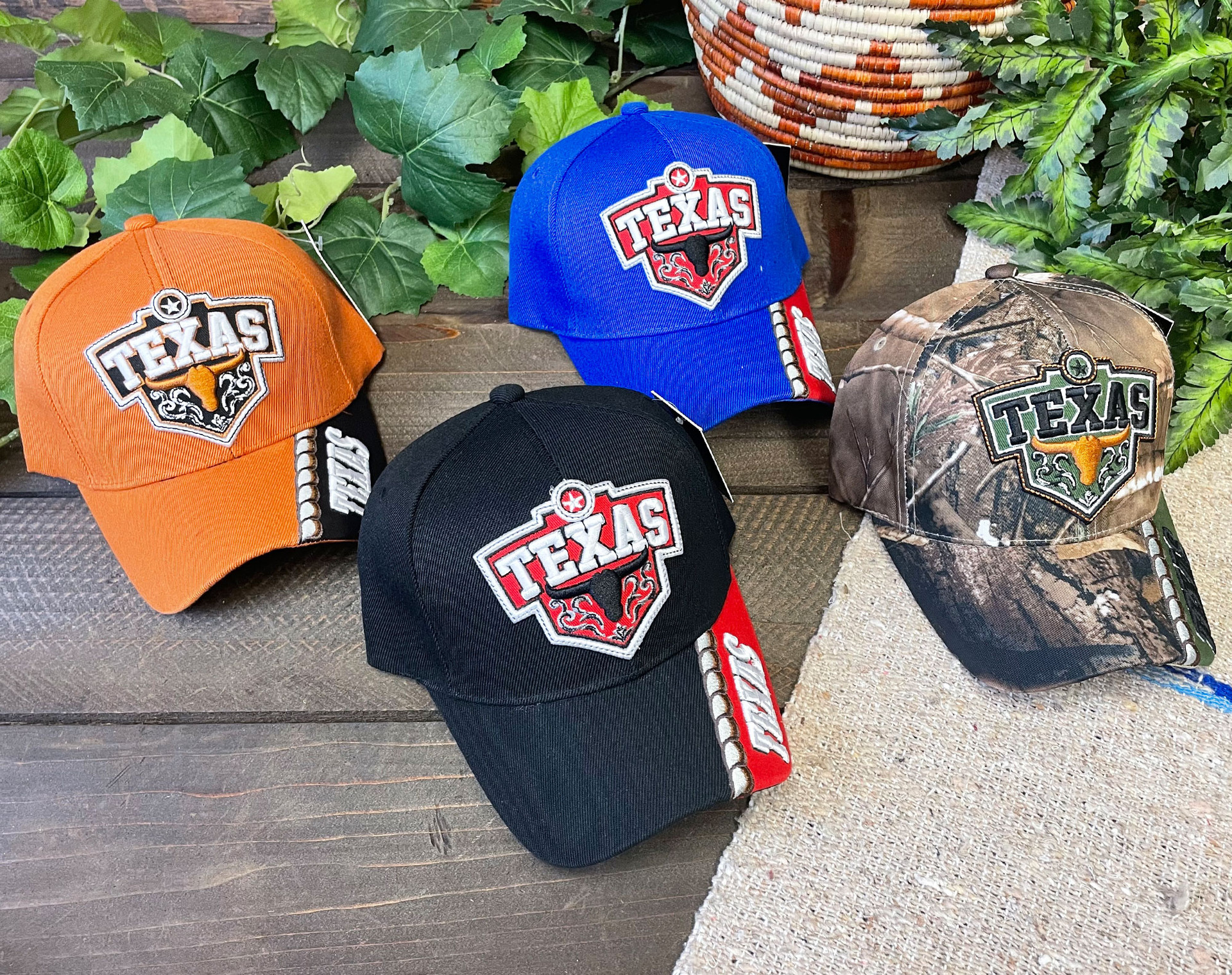 Assorted Texas Longhorn Baseball Cap (10bc2) - Mission Del Rey ...
