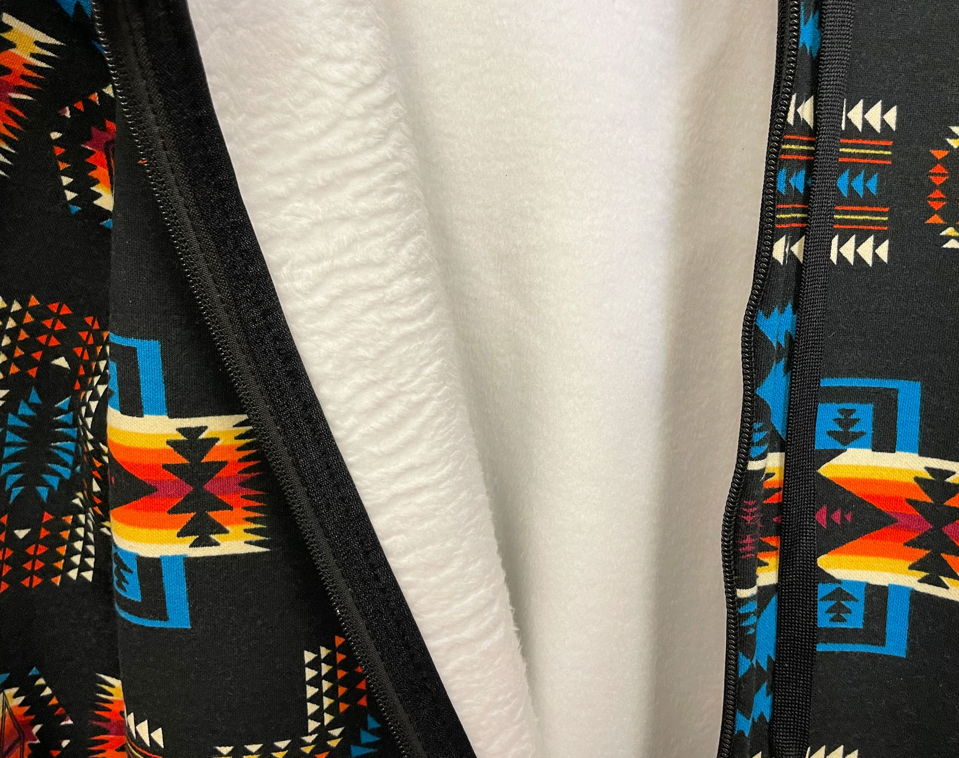 Native Inspired Fleece Hoodie -Black M (94bc144) - Mission Del Rey ...