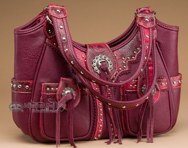 Southwestern Style Concealed Carry Purse -Coffee (p14) - Mission Del ...