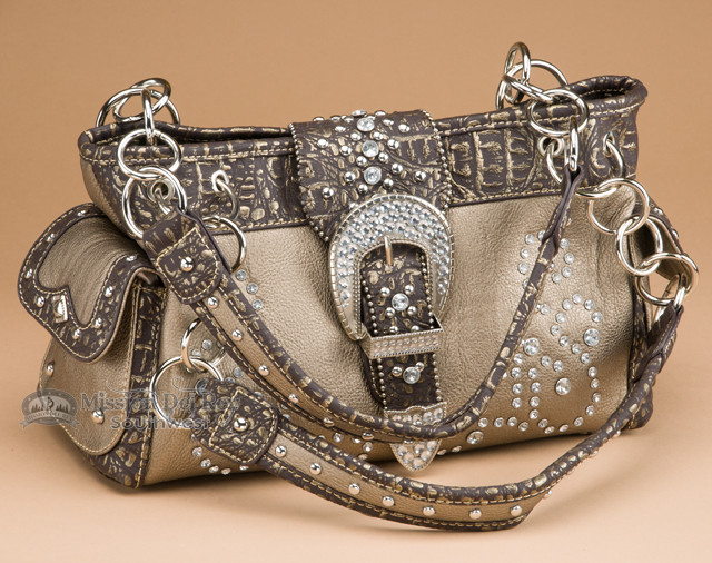 Western Style Concealed Carry Purse -Black (p31) - Mission Del Rey ...