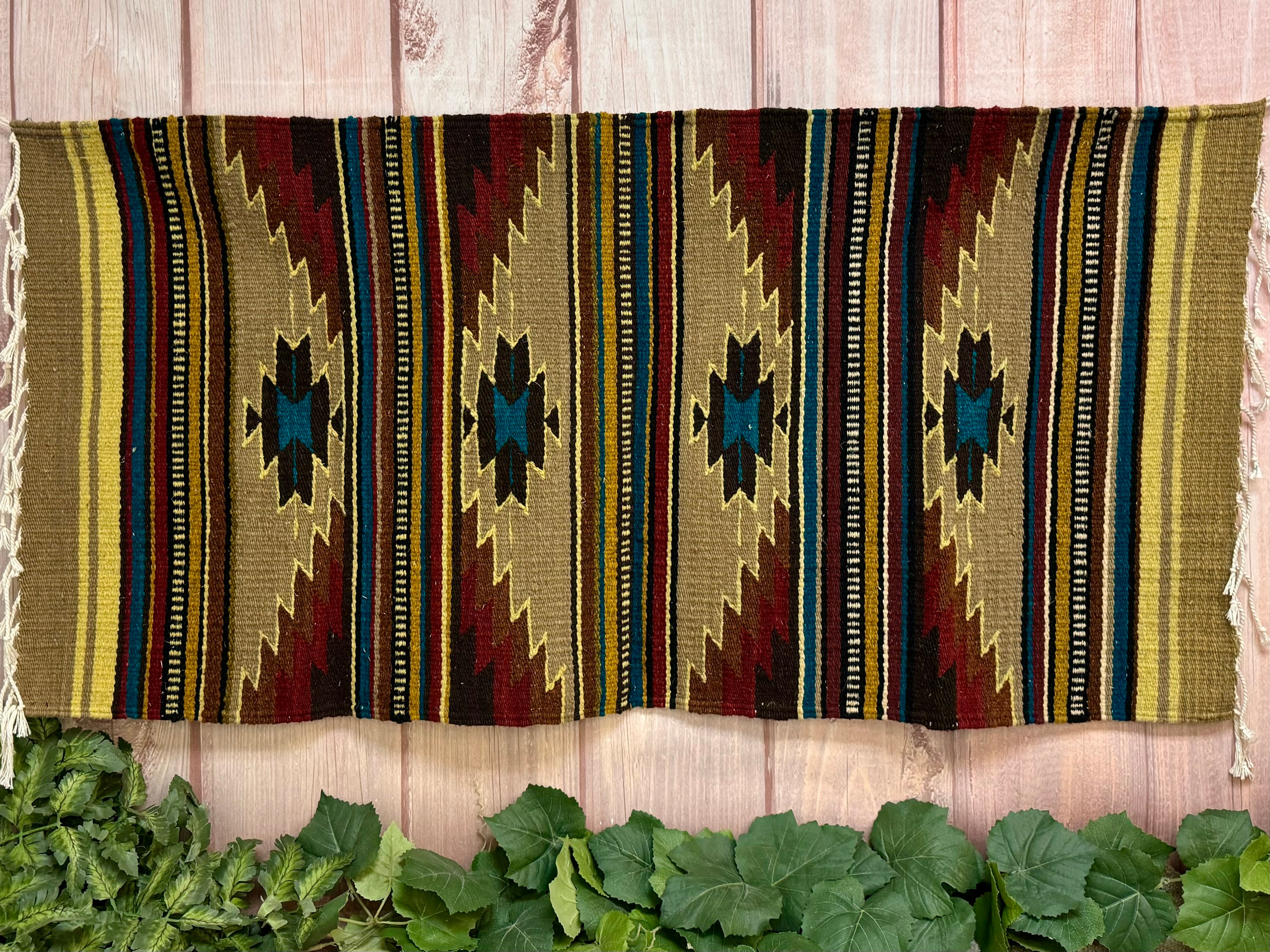 Southwest Zapotec Rug 23"x39" (99)