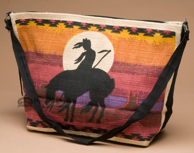 Native Design Cotton Purse -End Of The Trail (hip30) - Mission Del Rey ...