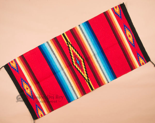 Southwestern Saltillo Rug 32x64 -Red (a64hs2) - Mission Del Rey Southwest