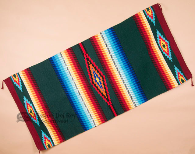 Saltillo Southwest Style Rug 32x64 -Green (a64hs5) - Mission Del Rey ...