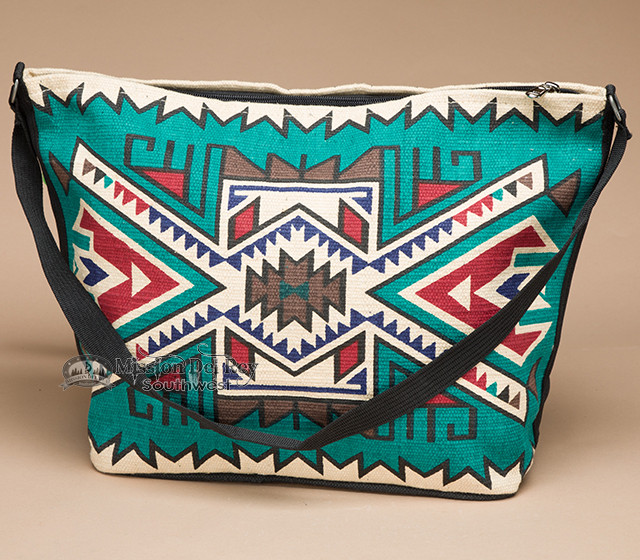 Southwest Native Design Purse -Turquoise Navajo (hip684a) - Mission Del ...