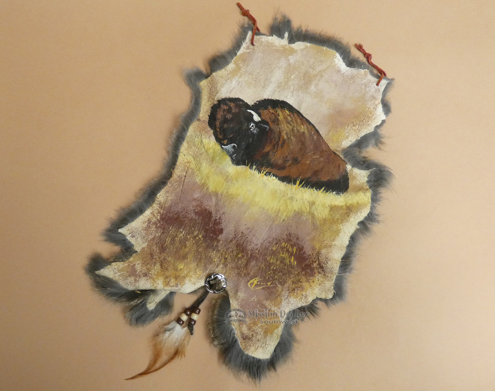 Western Painted Rabbit Hide - Field Buffalo (87phide130) - Mission Del ...