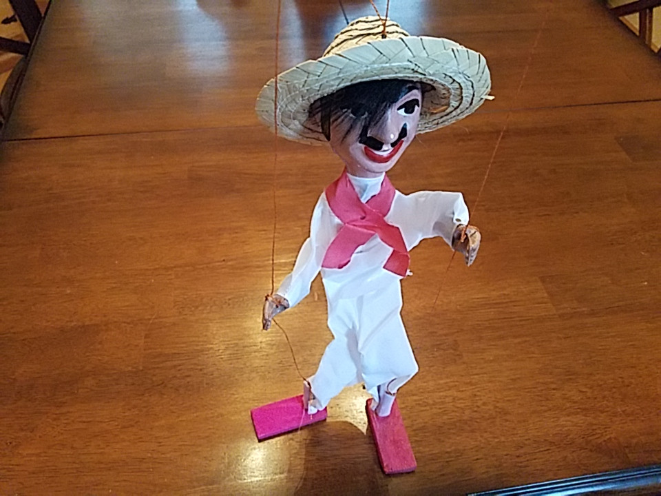 Mexican Marionette Puppet -Man (2bc88) - Mission Del Rey Southwest LLC