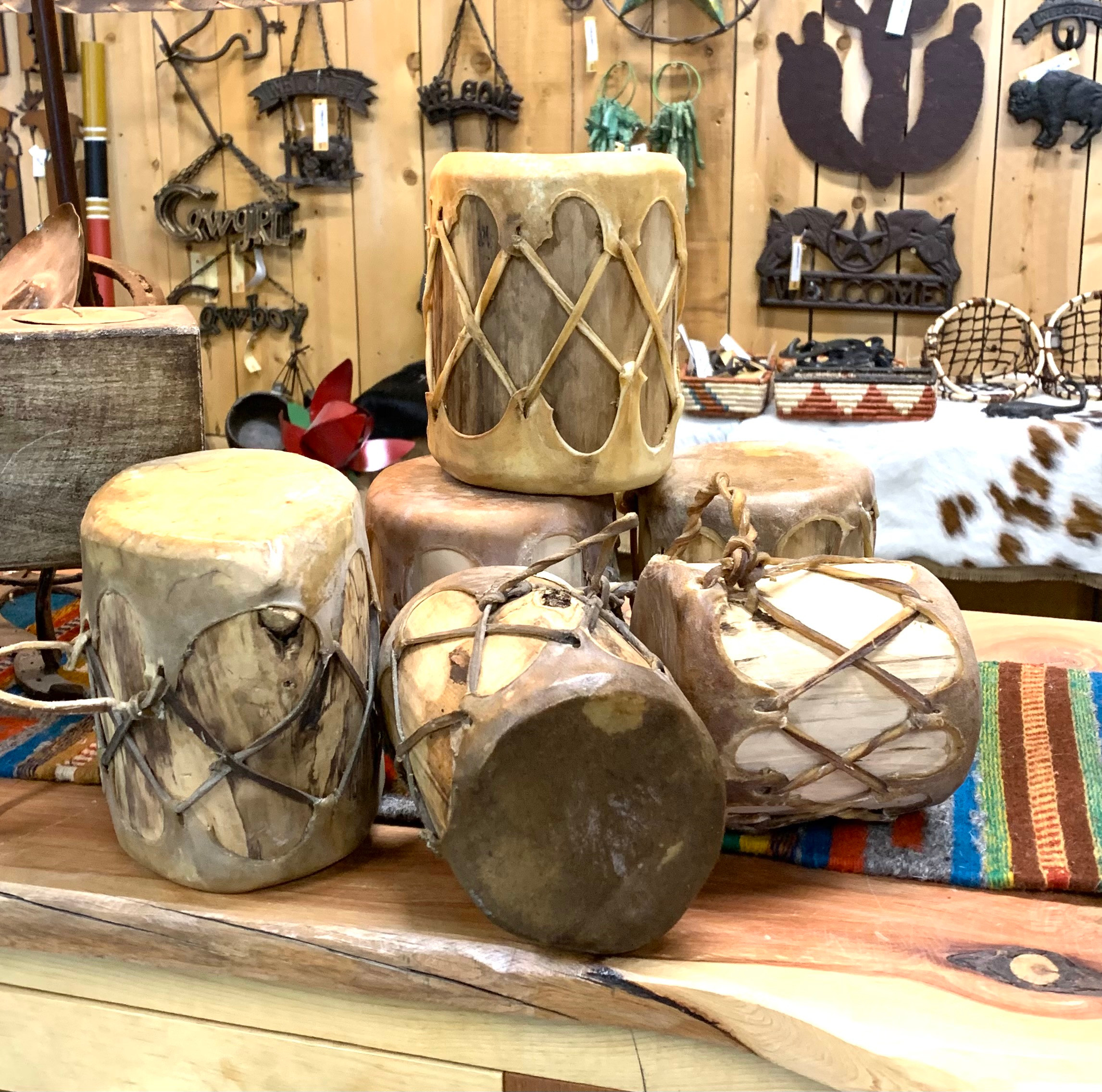 Assorted Log Tree Trunk Drums - Mission Del Rey Southwest LLC