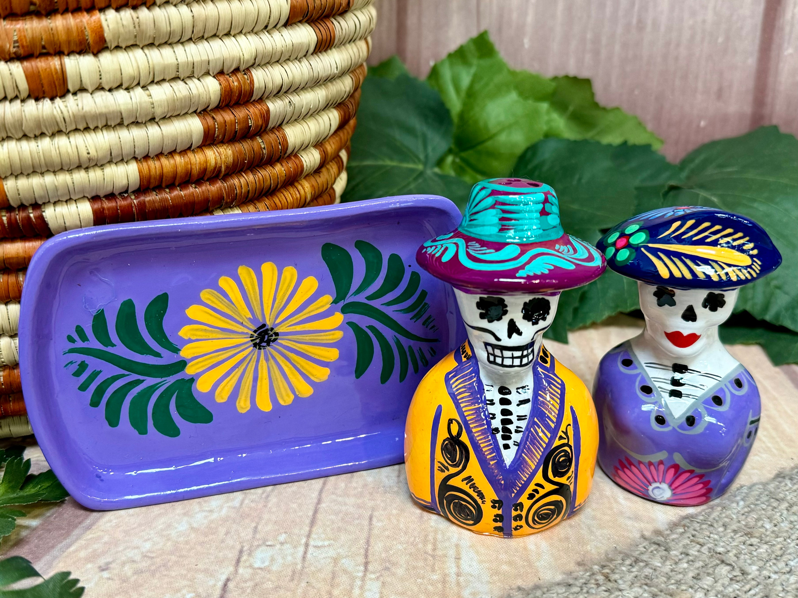 Day of The Dead Salt & Pepper Shakers Set (95bc82)