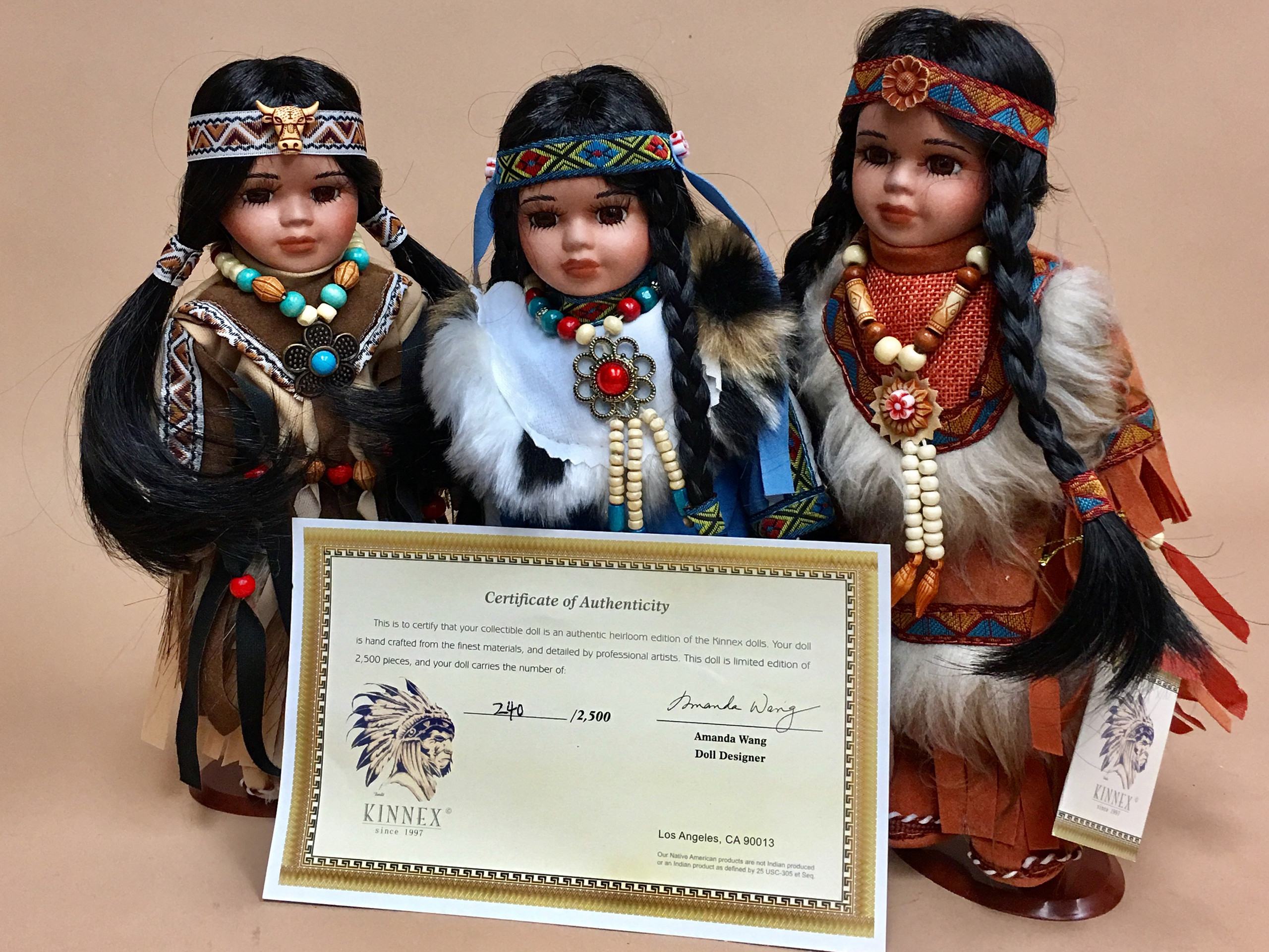 Little Cub Designer Indian Collector Doll 8" 93d08672a - Mission Del ...