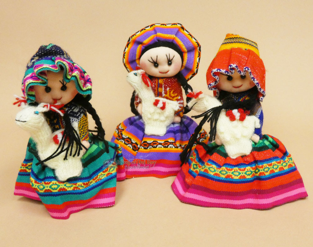 Assorted Traditional Peruvian Doll 6" (12bc04089) - Mission Del Rey ...