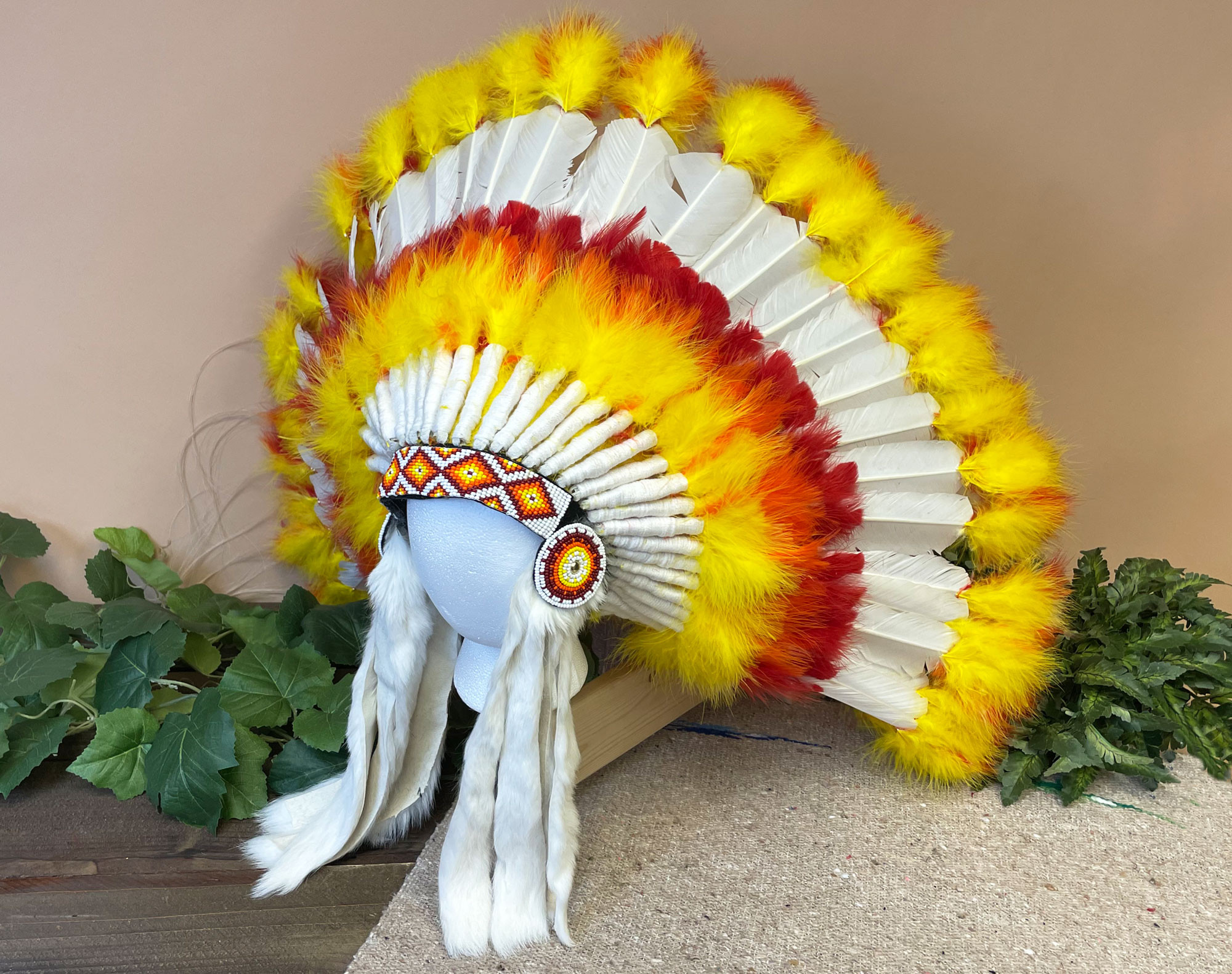 Authentic Navajo Indian Ceremonial Headdress -Sunburst (65bc198 ...