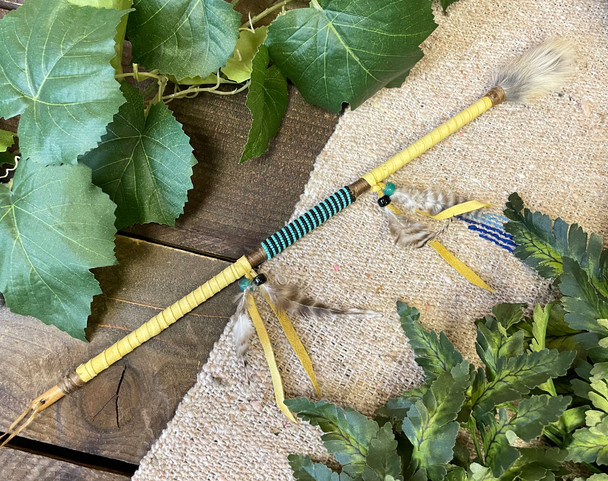 Native American Indian Talking Stick 16.5" (TS6) - Mission Del Rey ...