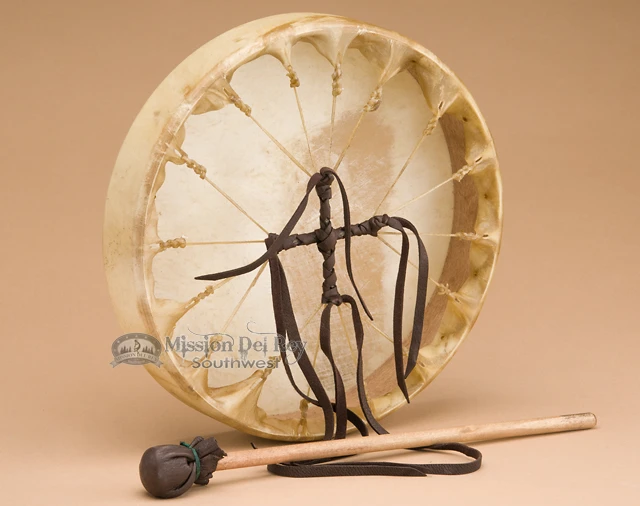 Native American Elk Hand Drum 10" -Cherokee (d186) - Mission Del Rey ...