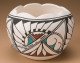Tigua Pueblo Pottery - Hopi Sun Face Vase 4.5" (h) - Mission Del Rey ...