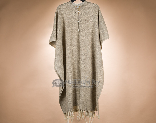 Woven Oaxacan Wool Cape -Diamonds (c30) - Mission Del Rey Southwest LLC