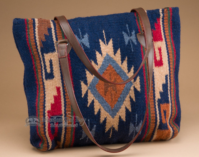 Southwestern Wool Purse 18"x16" Southwest-Western-purse-3 - Mission Del ...