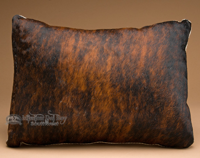 Pair -Western Cow Hide Pillows 12x18 (P1) - Mission Del Rey Southwest