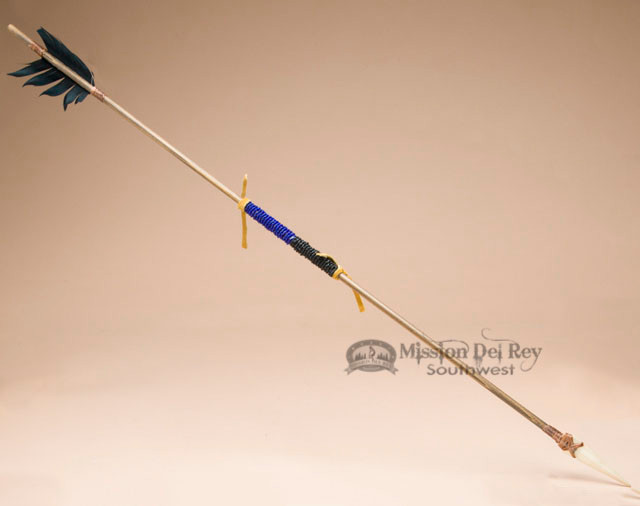 Beaded Navajo Indian Arrow 32" -Blue/Black (a12) - Mission Del Rey ...