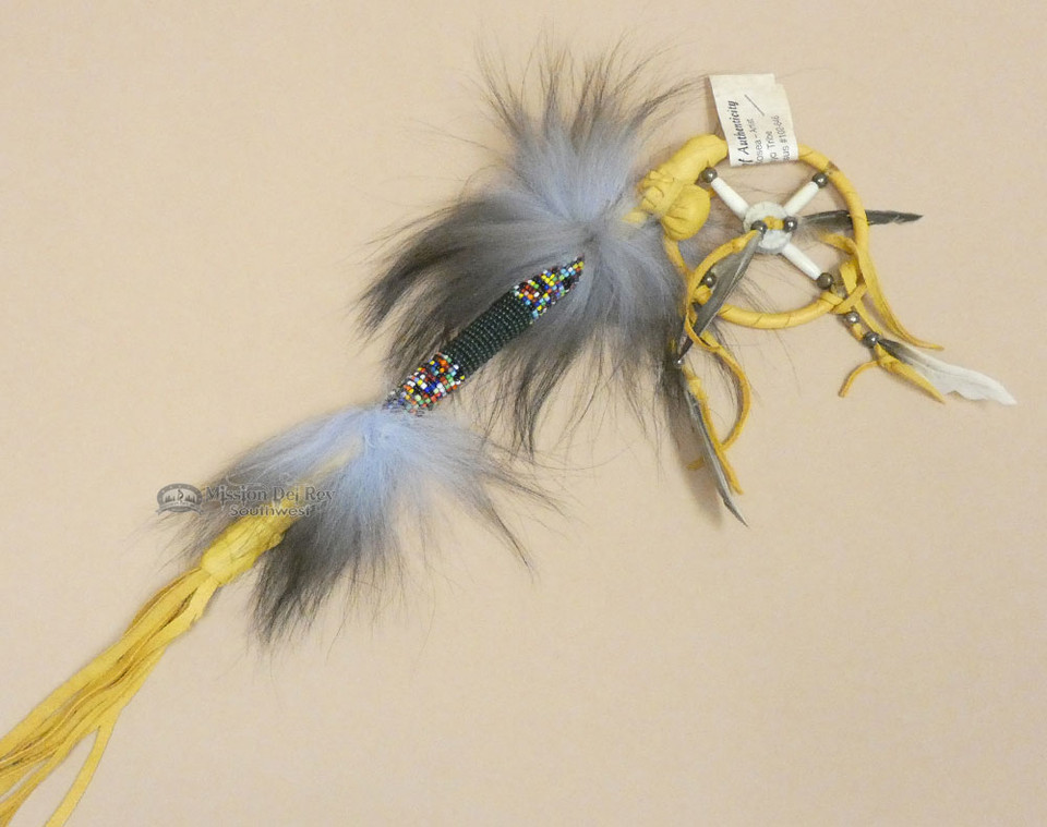 Navajo Indian Medicine Wheel Talking Stick 12" (47bc10) - Mission Del ...