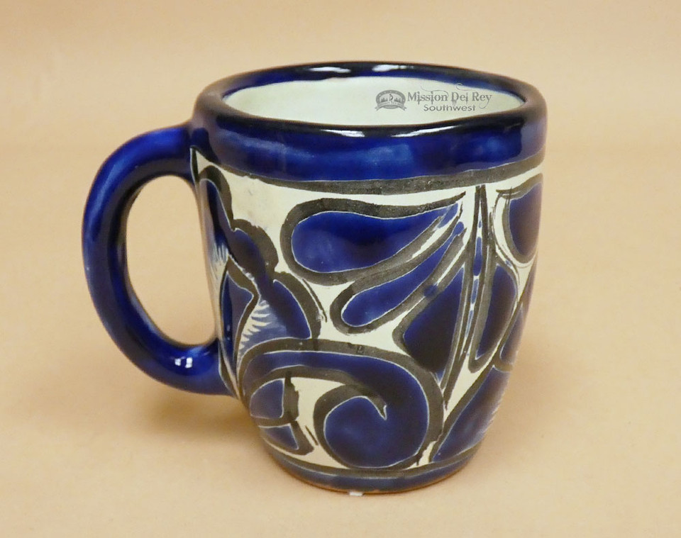 Hand Painted Mexican Talavera Mug (33bc328) - Mission Del Rey Southwest LLC