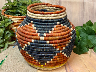 Southwestern Style Olla Basket 12"x12" (a31)