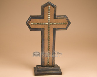 Western Style Rustic Cross 17.25" (c19) - Mission Del Rey Southwest LLC
