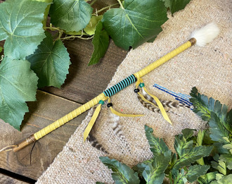 Native American Talking Stick 16.5" (TS2) - Mission Del Rey Southwest