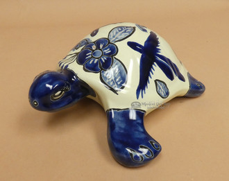 Traditional Mexican Talavera Turtle 10" (33bc206) - Mission Del Rey ...