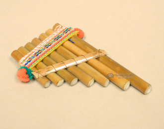 Assorted Small Andean Indian Bamboo Pan Flute 5" (2bc148) - Mission Del ...