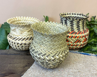 Assorted Handcrafted Tarahumara Basket 6"- 8" (135bc8) - Mission Del ...