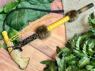 Creek Indian Deer Jawbone Tomahawk 19" (29bc30) - Mission Del Rey ...