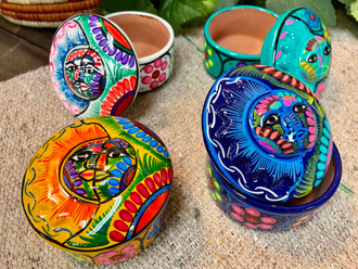 Assorted Clay Sun/Moon Jewelry Box 3.25" (174bc26) - Mission Del Rey ...