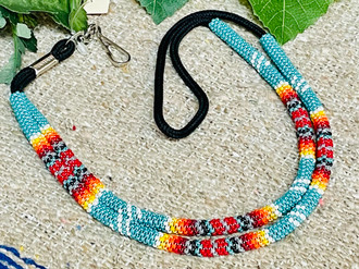 Beaded Navajo Indian Lanyard 19.5 36bc144 Mission Del Rey Southwest LLC