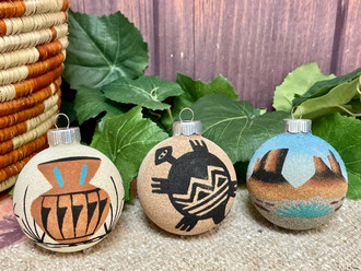 Native American Christmas Ornaments Set -Sand Paintings (36bc183 ...