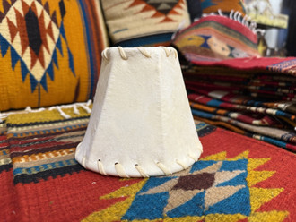 Asst. Clearance Rawhide Lamp Shade 5.75" (163bc41) - Mission Del Rey ...