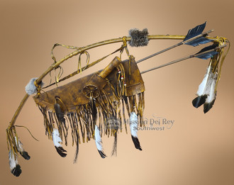 Native American Bow, Quiver & Knife Set 44" (3bc694) - Mission Del Rey ...