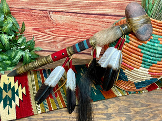 Rustic Pueblo Indian Stone Tomahawk 24" -Navajo (36bc270) - Mission Del ...