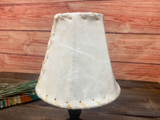 Asst. Clearance Rawhide Lamp Shade 8" (163bc103)