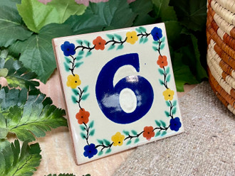 Classic Tile Address Number #6 (167bc111-6)